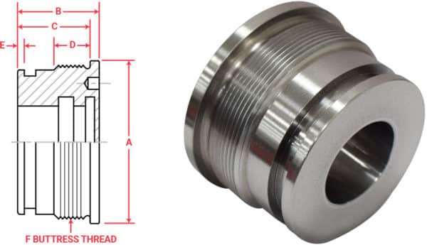 Internally Threaded Head for Hydraulic Cylinders